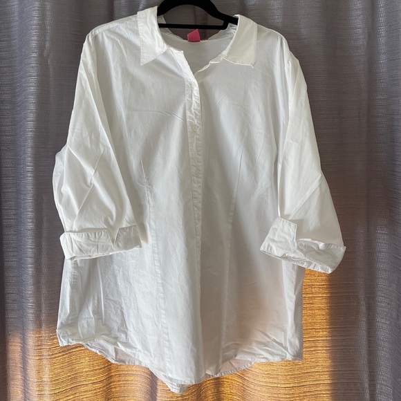 Woman Within | Tops | Basic White Button Down | Poshmark